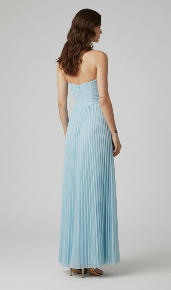Aisha Pleated Party Dress